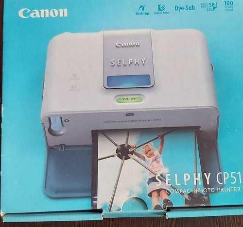 Фотопринтер Canon selphy CP710/CP510