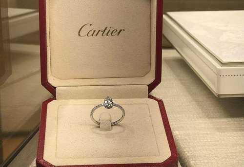 Помолвочное кольцо cartier