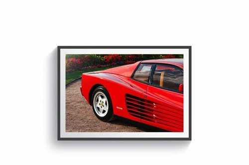 Постер картина Ferrari Testarossa плакат