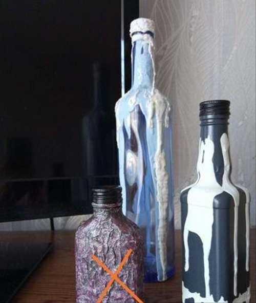Бутылки декор