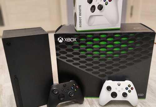 Xbox Series X 2 геймпада + Game Pass Ultimate