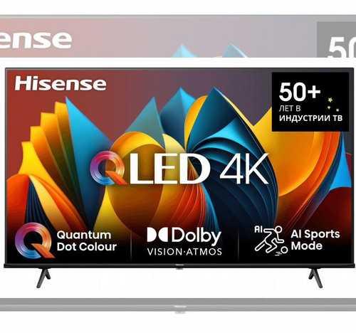 Телевизор Hisense 75E7NQ, операционная система vid