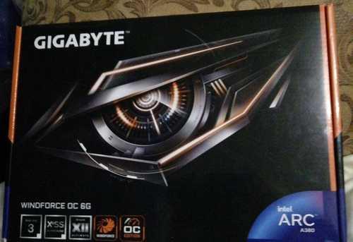 Продаётся видеокарта Gigabite Intel ARC A380