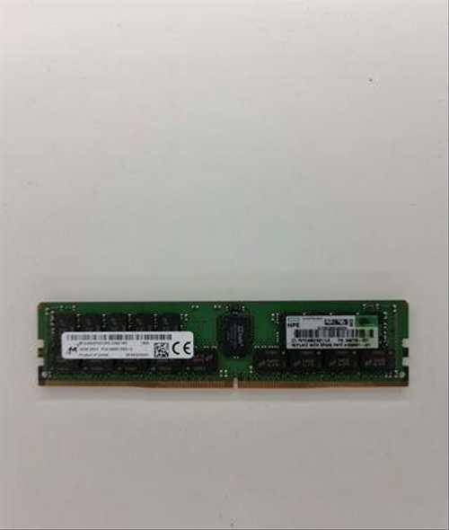 Серверная DDR4 Micron 2666 32gb ecc HPE