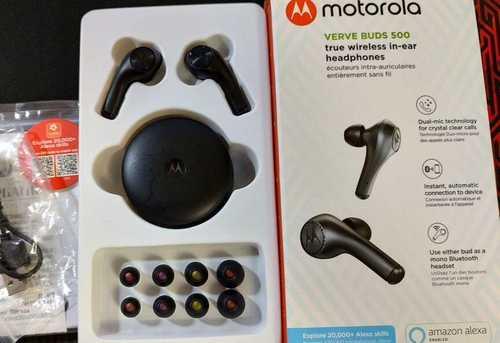 Наушники Motorola Vervebuds 500 черные
