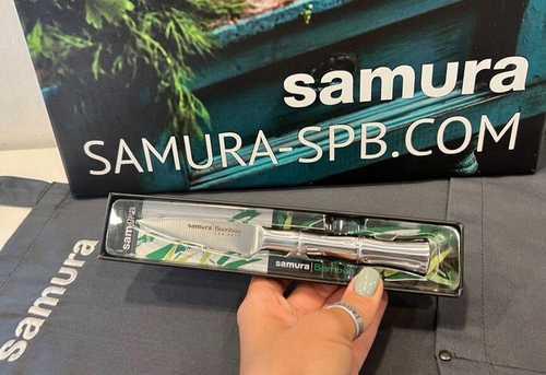 Нож кухонный "Samura Bamboo" овощной, 80 мм