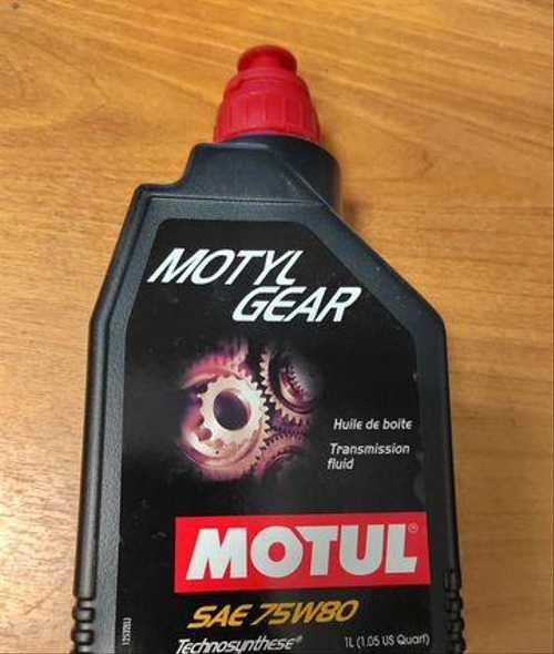 Масло трансмиссионное motul motylgear 75W80 1л