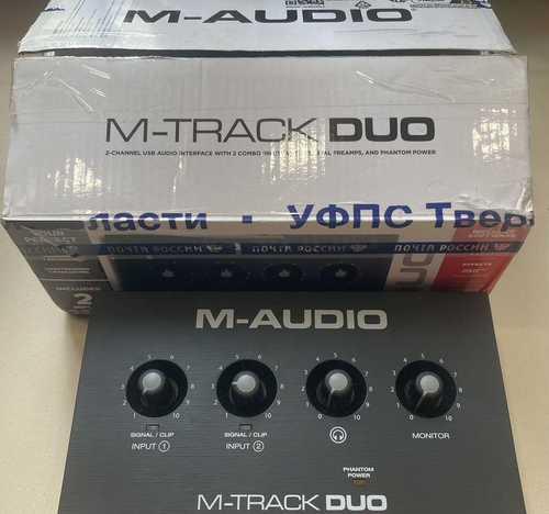 Внешняя звуковая карта M-audio M-track duo