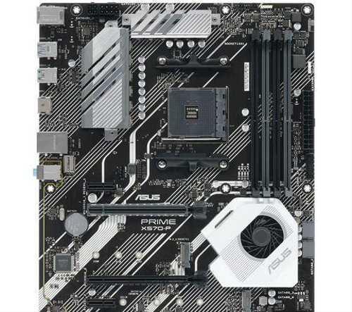 Плата asus AM4 X570 prime X570-P 4xDDR4 2xPCI-Ex16