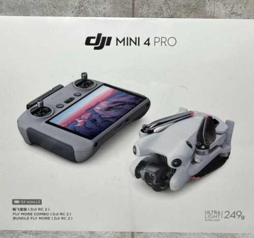 DJI Mini 4 Pro Fly More Combo (RC2) - Квадрокоптер