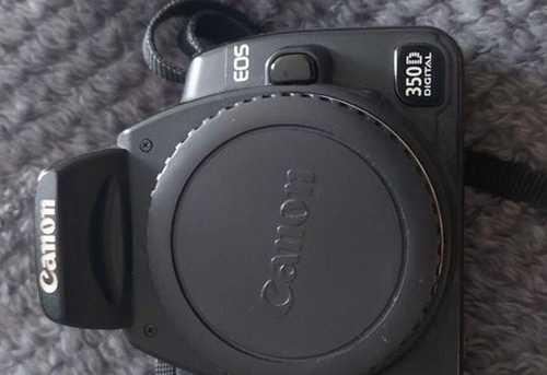 Зеркальный фотоаппарат canon 350d без объектива