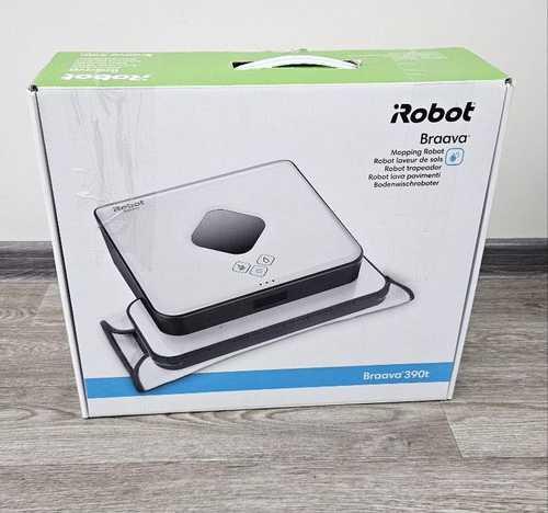 Робот-полотер iRobot Braava 390T белый