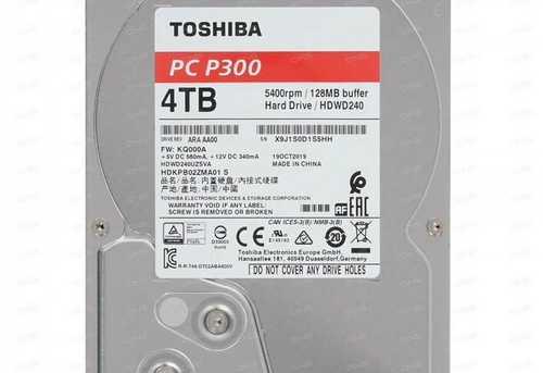 4 тб Жесткий диск Toshiba P300