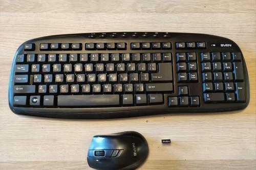 Клавиатура и мышка Sven wireless