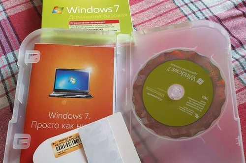 Windows 7 лицензия Домашняя базовая Оригинал
