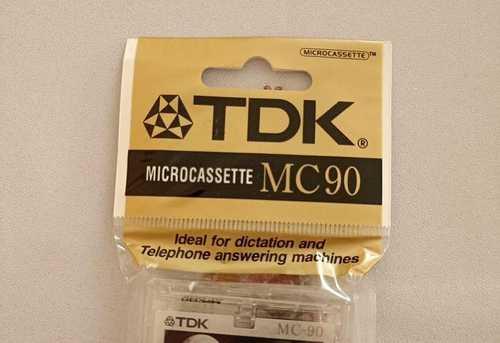 Новая Микрокассета TDK MC-90 для диктофона