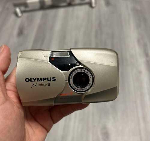 Пленочный фотоаппарат olympus mju ii