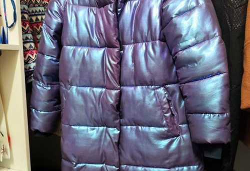 Зимнее пальто, пуховик на девочку 152