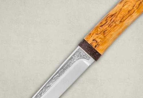 Нож туристический аир Пескарь 95Х18, 125 мм, карел