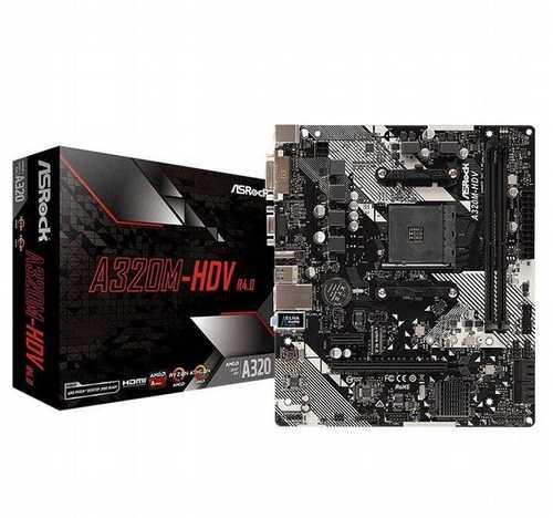 Материнская плата ASRock A320M-HDV R4.0