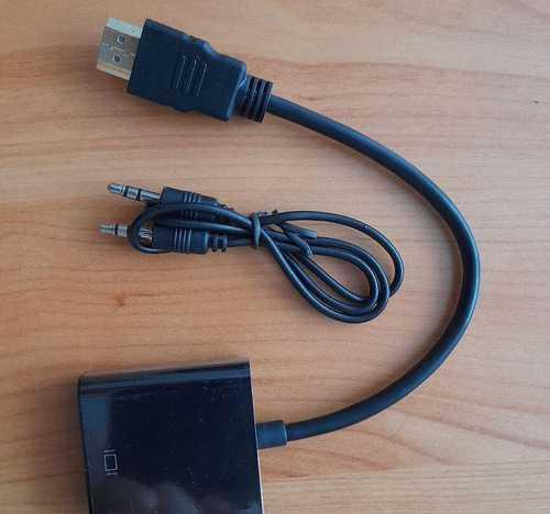 Переходник hdmi vga со звуком aux