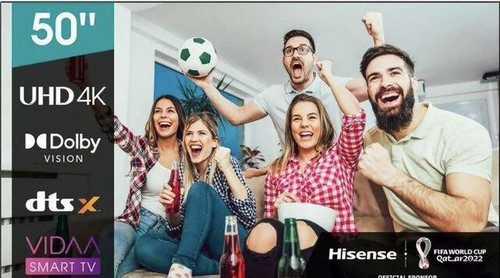 Телевизор Hisense 50A6BG, 4K Ultra HD, смарт тв