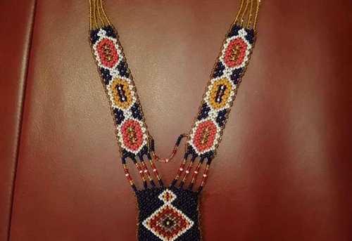 Handmade ожерелье из бисера ручной работы