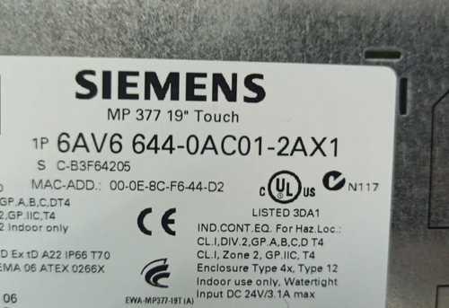 Осмотр и восстановление панелей Siemens