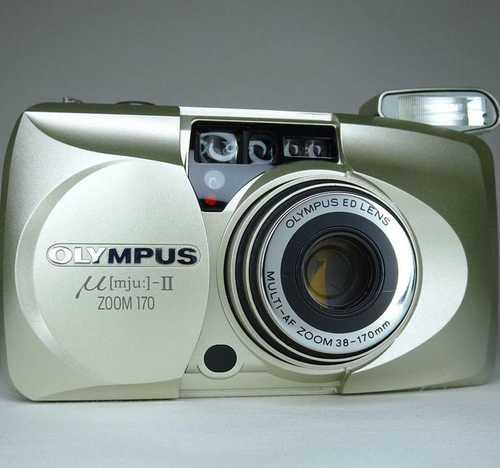 Olympus Mju ii Zoom 170 с родным чехлом + примеры