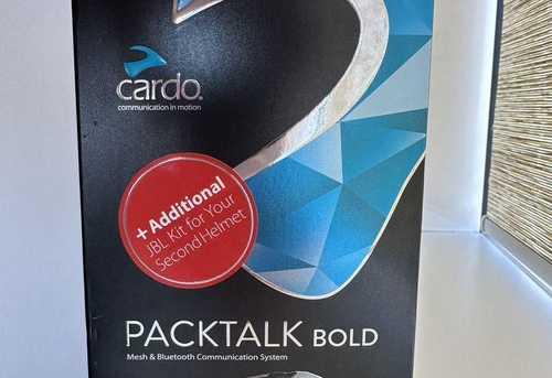 Мотогарнитура Cardo packtalk bold JBL Single