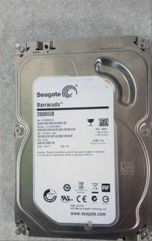 Жесткий диск 3.5" 2Tb Seagate Barracuda ST20