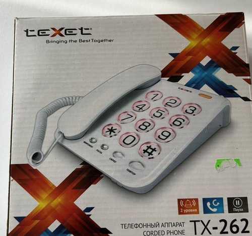 Телефон texet tx-262