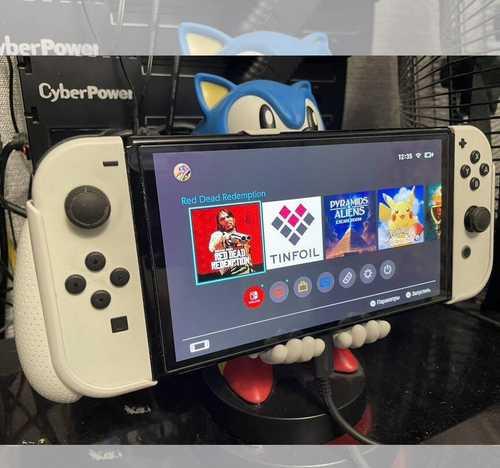 Nintendo switch oled прошитая 256гб