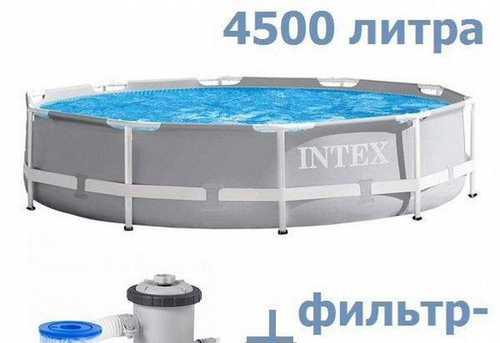 Каркасный бассейн Intex с фильтром