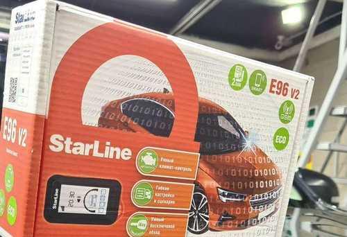 Сигнализация Starline E96 v2 ECO GSM с установкой