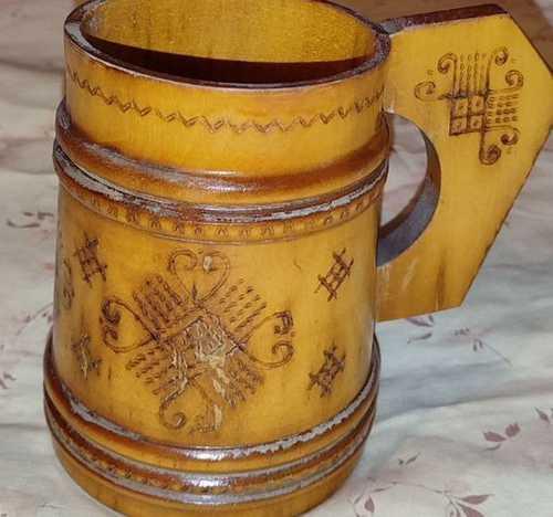 Кружка деревянная из СССР