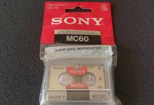 Аудиокассета sony MC60 (Япония), запечатанная