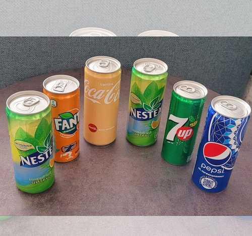 Коллекционные банки Pepsi, Coca Cola, Fanta и др