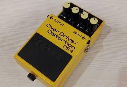 Boss OS-2 Overdrive/Distortion Made in Taiwan