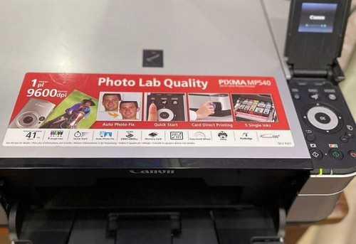 Принтер Canon pixma mp540