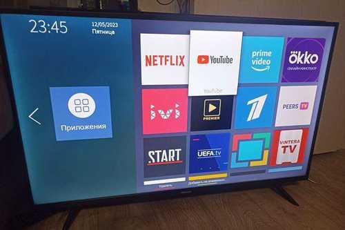 Телевизор hisense 40 дюймов 102 см Smart TV Wi-Fi