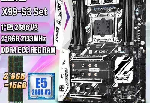 Xeon E5-2666v3 / szmz X99-S3 / Samsung 16Gb DDR4