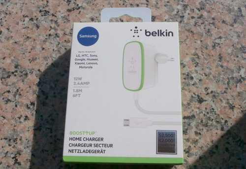 Новое зарядное устройство Belkin 12W 2.4A microUSB