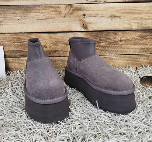 Угги Ugg Classic Mini Dipper Thundercloud оригинал