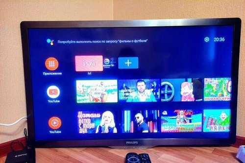 Телевизор Philips 40'(102см) +SmartTV+Кронштейн