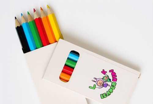 Цветные карандаши (Мини) 6 цветов