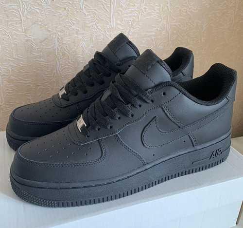 Кроссовки Nike air force 1 Black оригинал