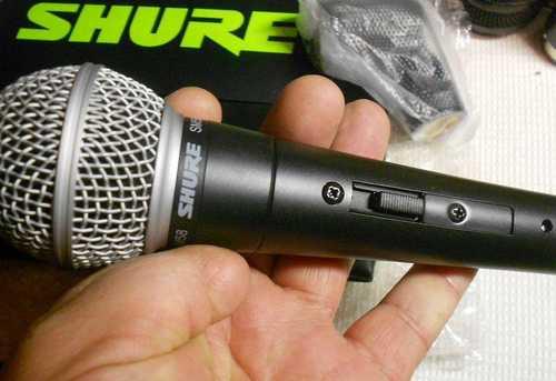 Вокальный микрофон shure SM-58 новый