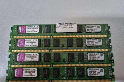 DDR3 ECC Kingston kvr1333d3e9s/2G