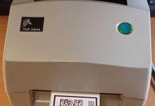 Принтер этикеток термотрансферный Zebra TLP2844
